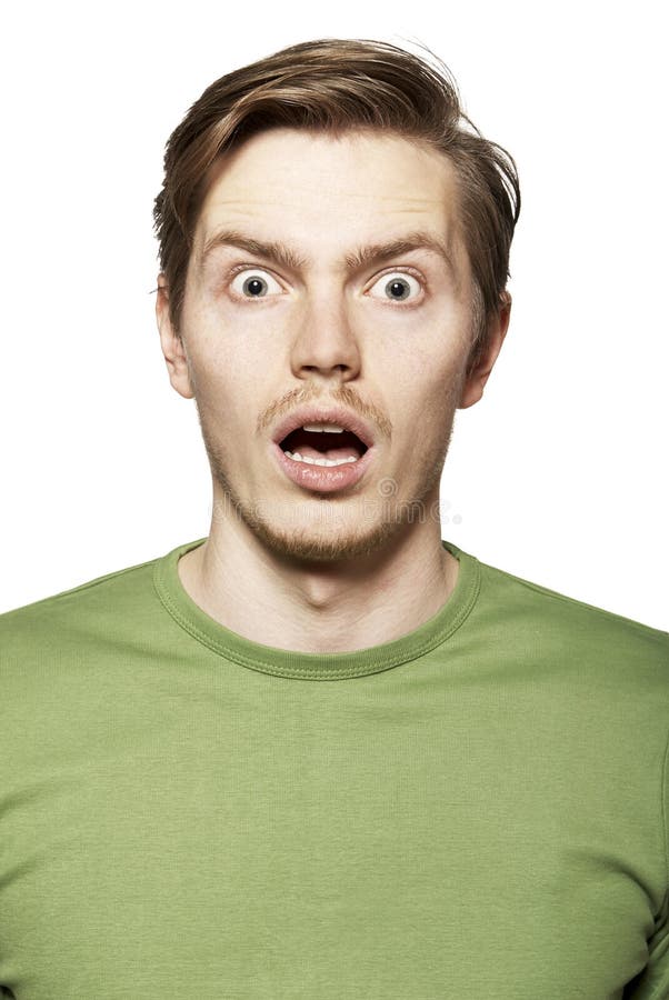 Goofy young man stock photo. Image of funny, excited - 30965622