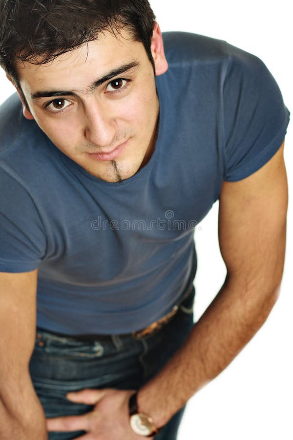 Portrait of a Young Man with an Attitude Stock Image - Image of ...