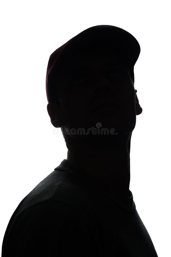 Portrait of a Young Man in Cap, Front View Stock Photo - Image of ...