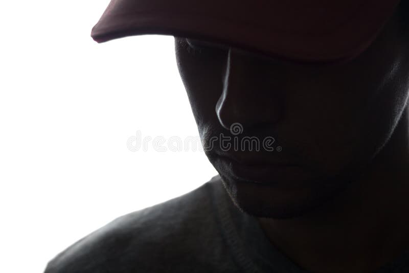 Portrait of a Young Man in Cap, Half View Stock Photo - Image of ...