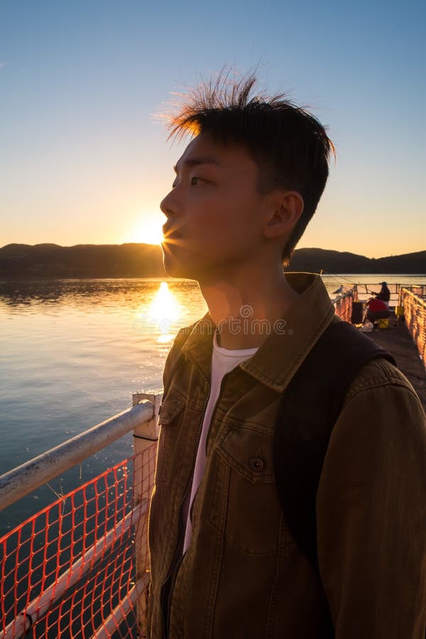 Portrait of Young Man in Deep Thoughts and Contemplation Stock Photo ...