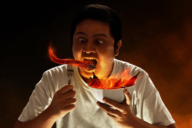 People Eating Spicy Food
