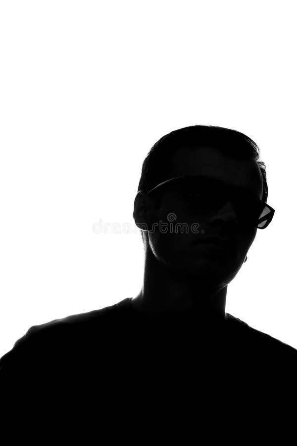 Portrait of a Young Man in Front View Stock Photo - Image of ...