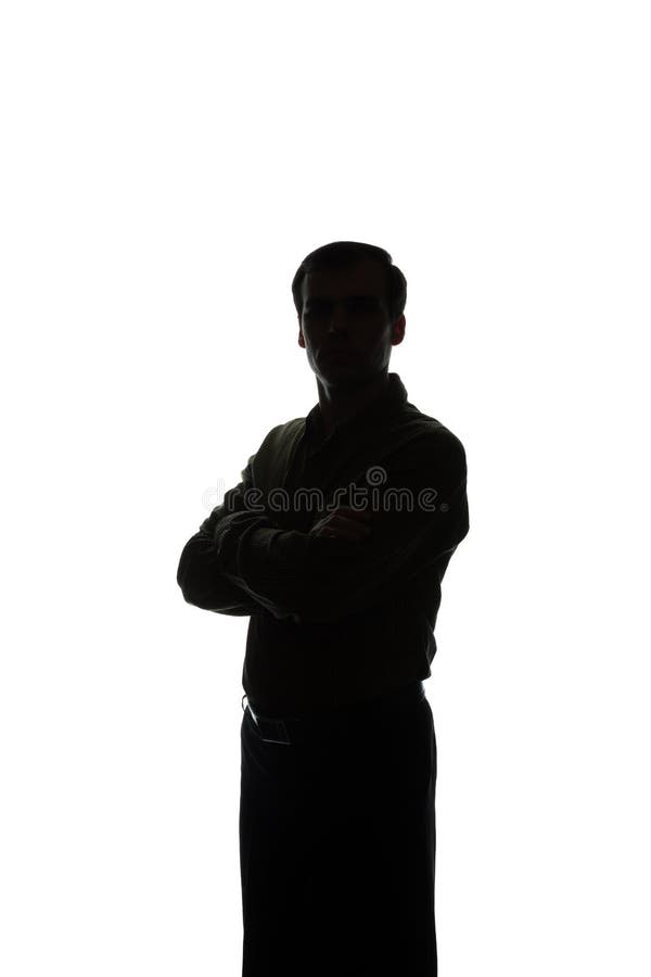 Portrait of a Young Man, Front View Stock Photo - Image of pensive ...