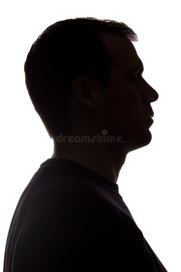 4,855 Man Side Profile Silhouette Stock Photos - Free & Royalty-Free ...