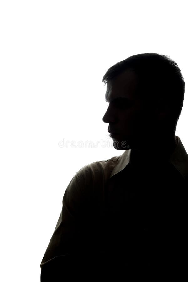 Portrait of a Young Man, Side View Stock Image - Image of neat ...