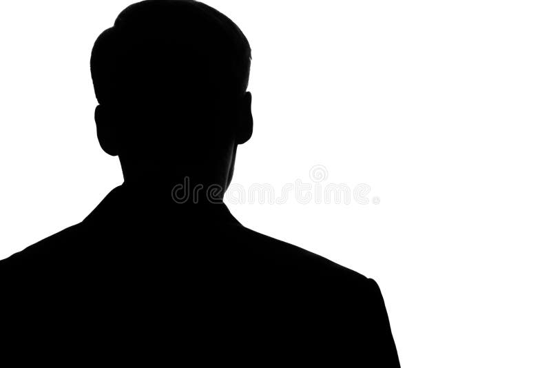 Portrait of a Young Man, View from the Back Stock Image - Image of look ...