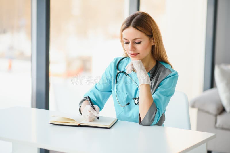 Portrait of a Young Medical Worker with Positive Attitude Stock Image ...