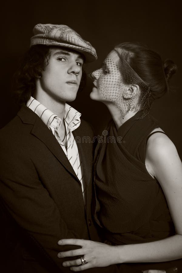 Portrait of Young Men and Women Stock Image - Image of couple, women ...