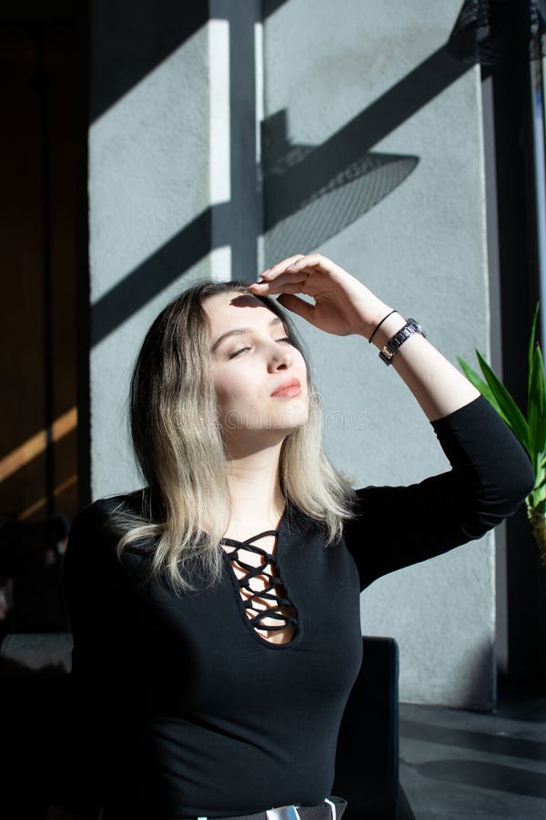 Portrait of a Young Model Girl. Stock Photo - Image of portrait, female ...