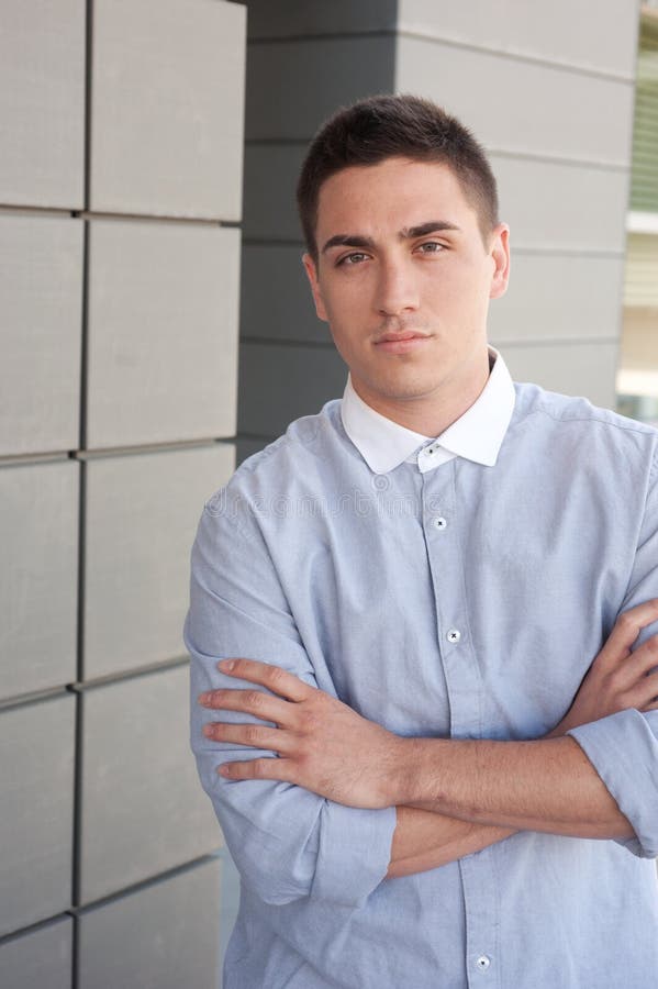 Portrait of a Young Professional Man Stock Image - Image of portrait ...