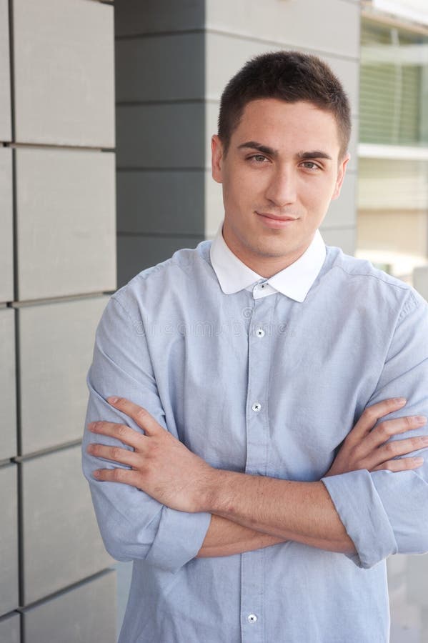 Portrait of a Young Professional Man Stock Photo - Image of smart ...