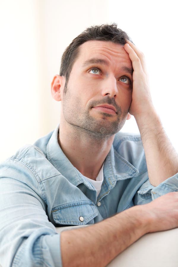 Portrait of a Young Relaxed Man Stock Image - Image of isolated ...