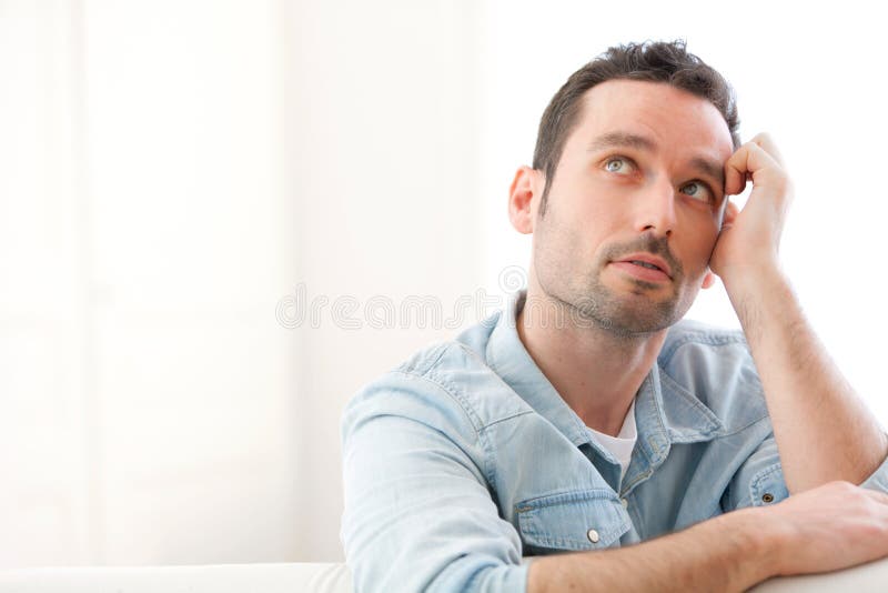 Portrait of a Young Relaxed Man Stock Photo - Image of cool, people ...