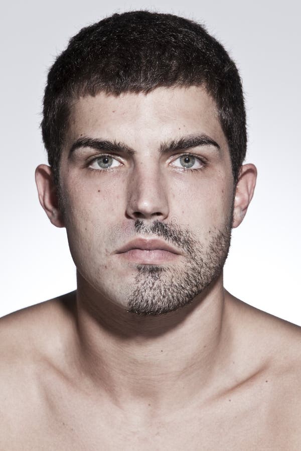 Portrait of Young Serious Man Stock Photo - Image of confidence ...