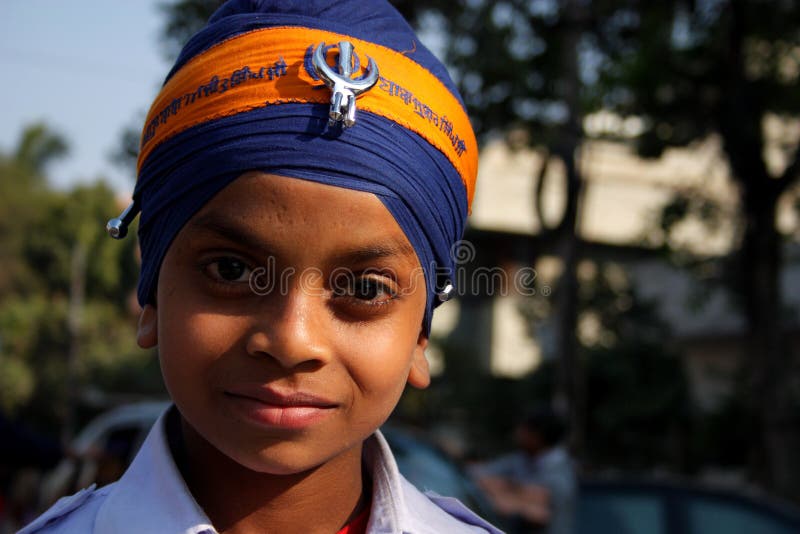 Portrait of a Young Sikh Boy Editorial Photography - Image of amritsar ...