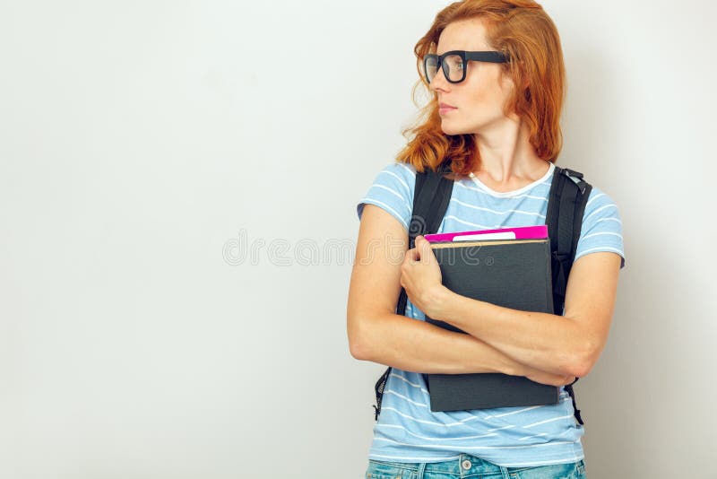 Portrait of Young Smart Student Stock Photo - Image of skin, happy ...