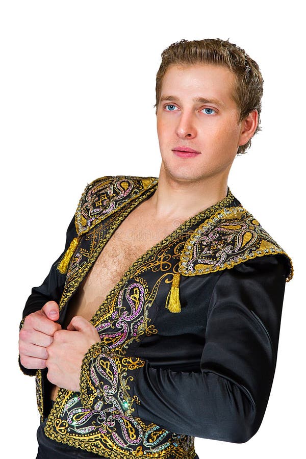 Portrait of a Young Spanish Men in Beautiful Jacket Stock Photo - Image ...