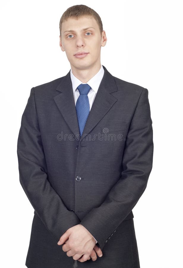 Portrait of a Young Tall, Handsome Businessman Stock Photo - Image of ...
