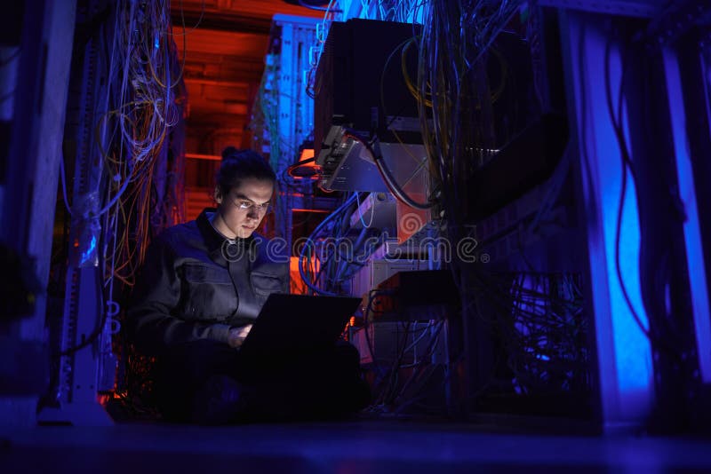 Computer Network Setup stock photo. Image of supercomputer - 224113560