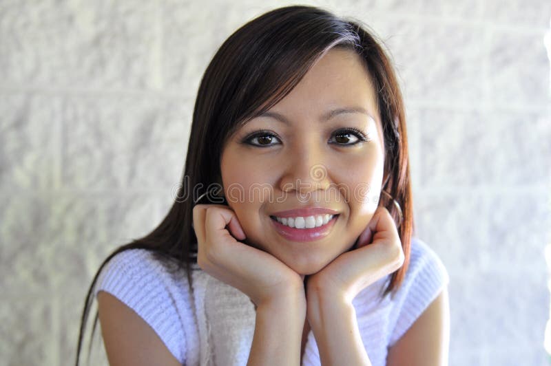 Beautiful Young Nicaraguan Woman Smiling Stock Image Image Of Pretty