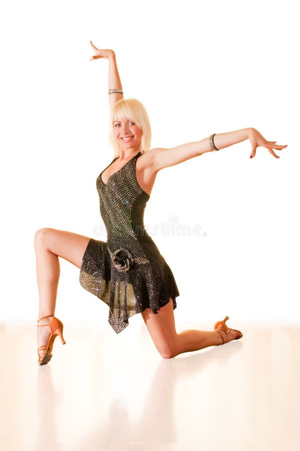 Portrait of a Young Woman in Dance Stock Photo - Image of ballerina ...