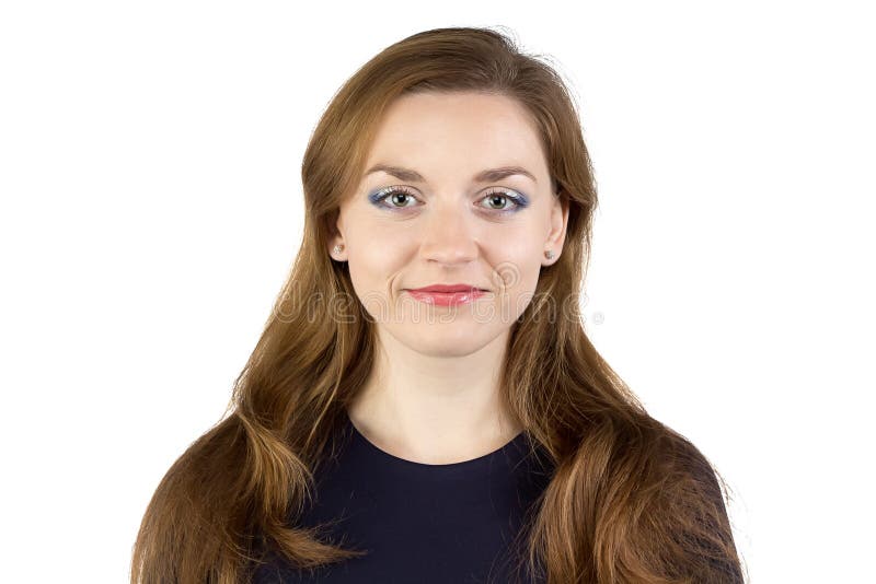 Portrait of Young Woman Looking at Camera Stock Photo - Image of person ...