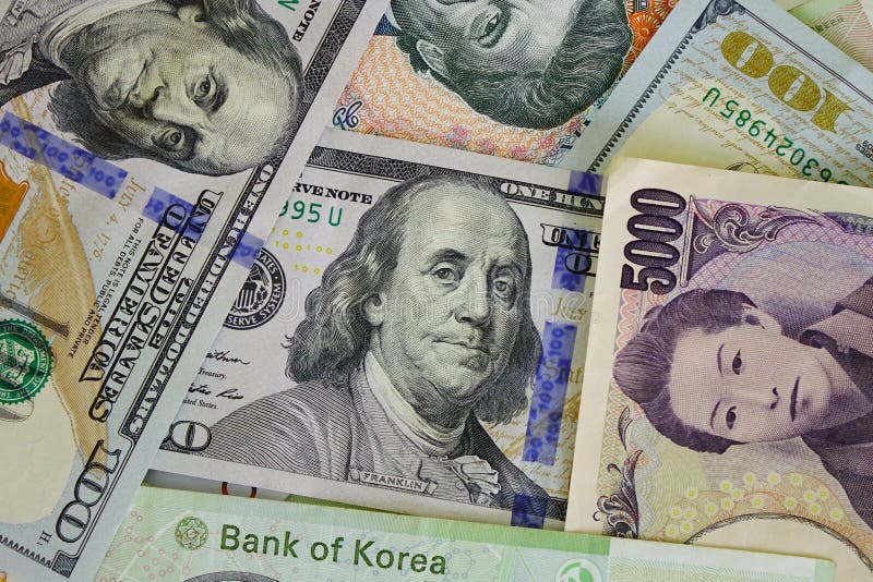 Portraits on banknotes stock image. Image of banknote - 95484851