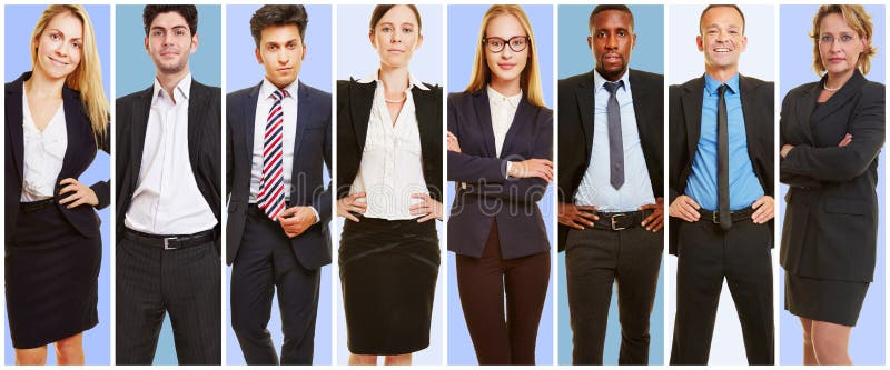 Portraits of Business People from Different Generations Stock Image ...