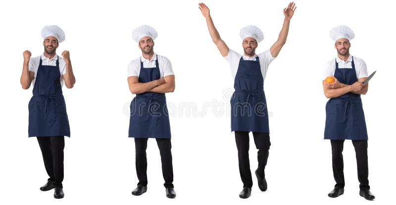 Men Chef Full Body Isolated Stock Photos - Free & Royalty-Free Stock ...