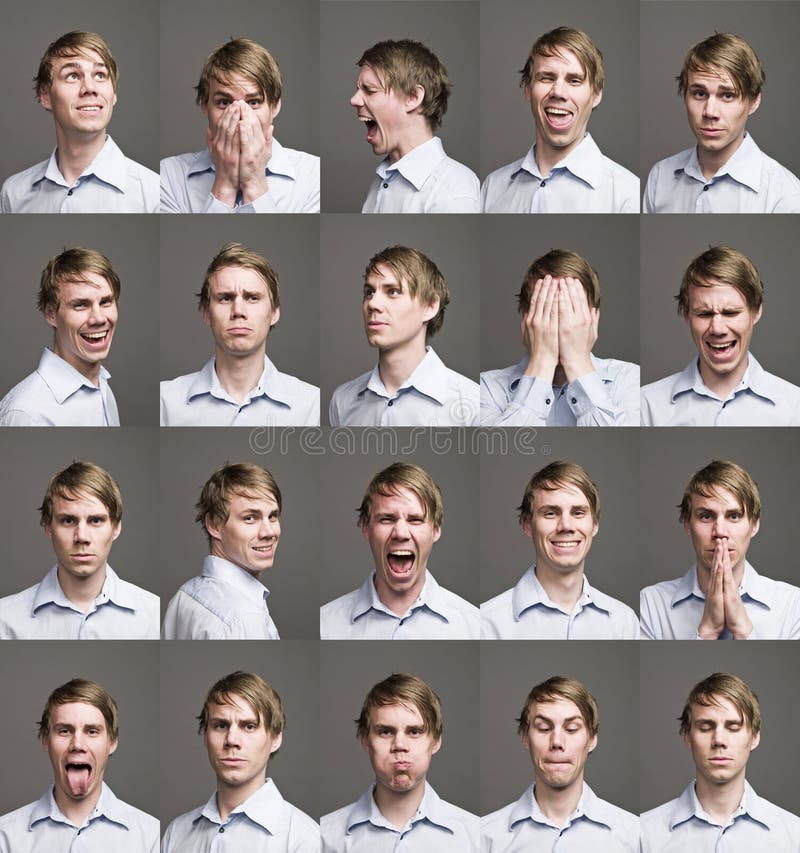 Portraits of a man stock image. Image of human, expression - 9332359