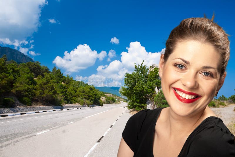 Portraut da mulher foto de stock. Imagem de pessoa, consideravelmente ...