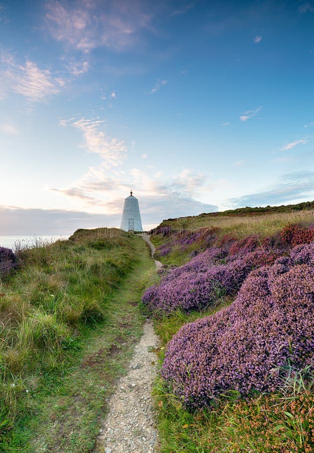 The PepperPot at Portreath in Cornwall Stock Image - Image of coastal ...