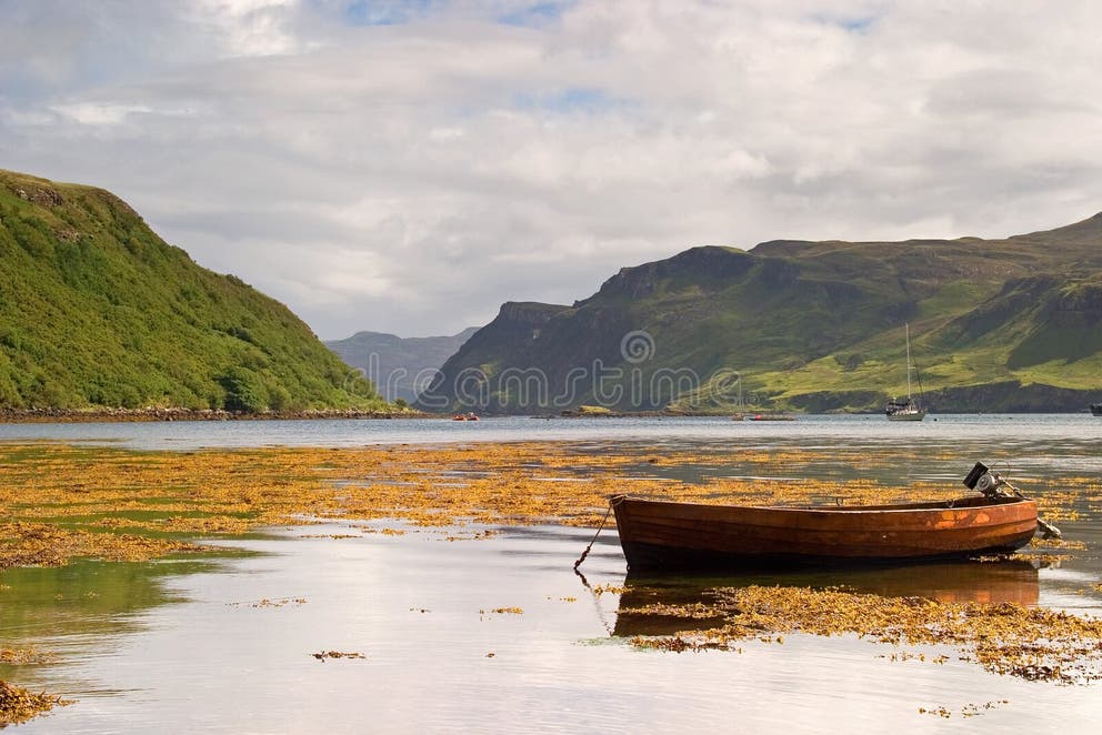Portree stock image. Image of beach, port, coastal, scotia - 1271145