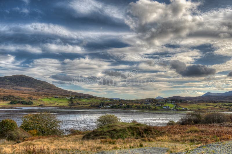 Portree City View - Scotland Stock Photo - Image of harbour, coastal ...