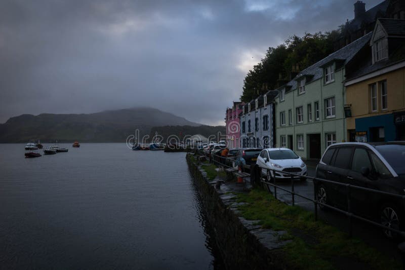 Portree editorial photography. Image of portree, port - 206239977