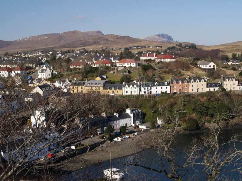 Portree and Storr stock image. Image of highlands, lump - 17251645