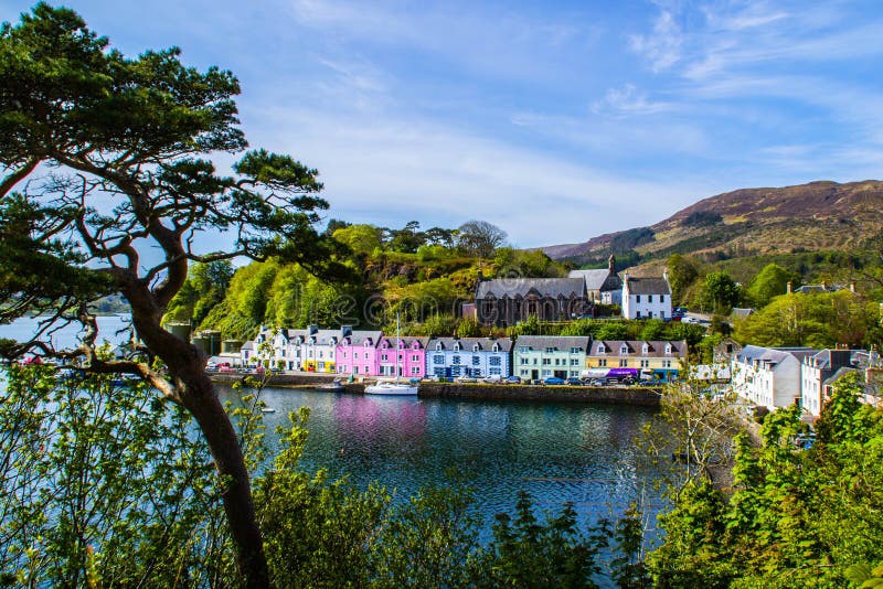 Portree Town, Isle of Skye, Scotland Stock Photo - Image of famous ... Portree Town, Isle of Skye, Scotland Stock Photo - Image of famous ...