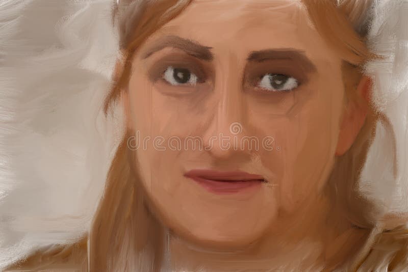 Portret stock illustration. Illustration of drawing - 118074280