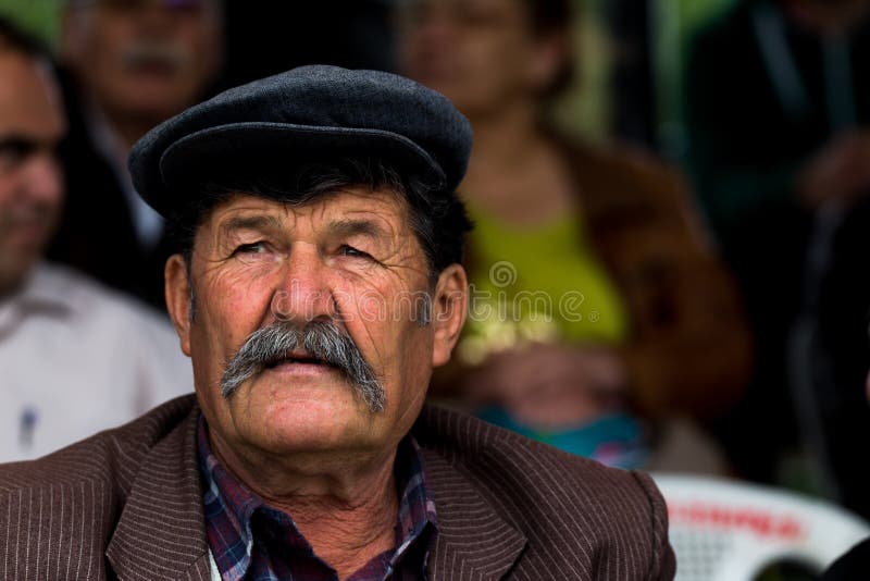 Portret Van De Oude Turkse Mens Stock Afbeelding - Image of volwassen ...