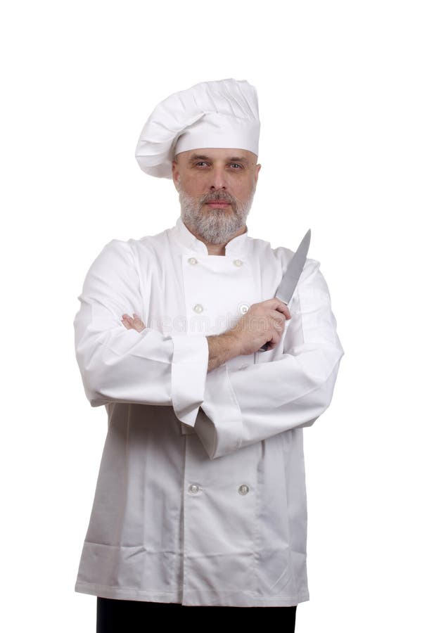 Portret Van Een Chef-kok Met Een Mes Stock Afbeelding - Afbeelding ... Portret Van Een Chef-kok Met Een Mes Stock Afbeelding - Afbeelding ...