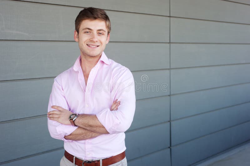 Portret Van Een Jonge Professionele Mens Stock Foto - Image of slim ...