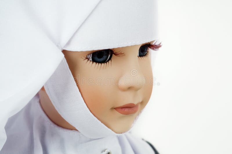 Portret van een non stock foto. Image of gebed, spiritualiteit - 6527506