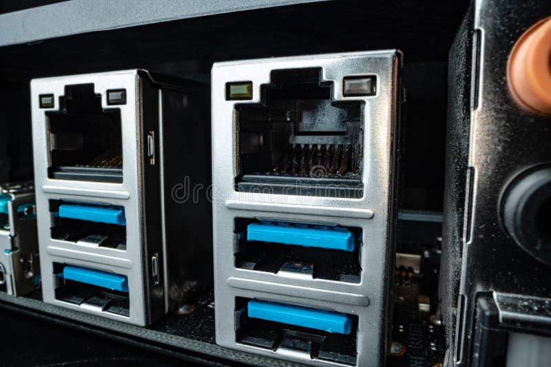 212 Computer System Unit Back Stock Photos - Free & Royalty-Free Stock ...