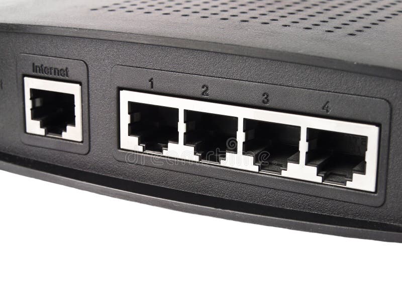 Wan lan router stock image. Image of broadband, port - 26770069