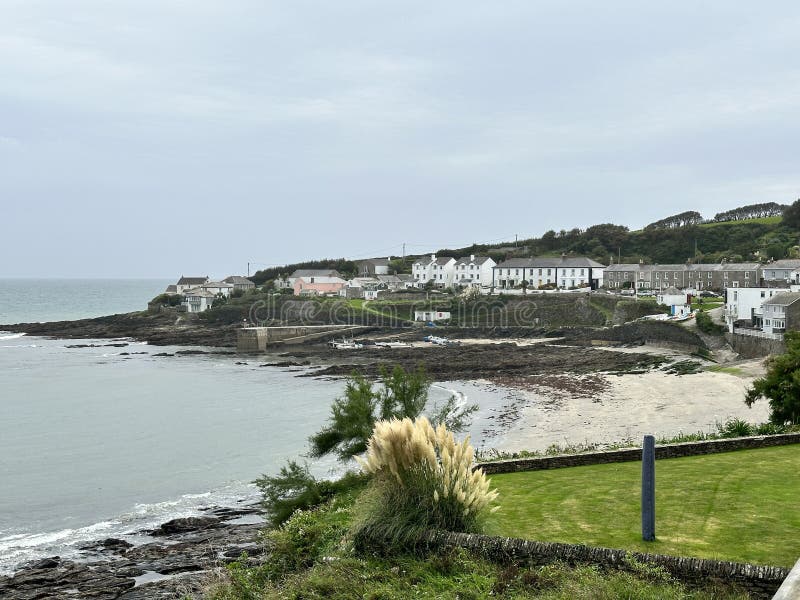 Portscatho Cornwall UK stock image. Image of rock, cornish - 295617575