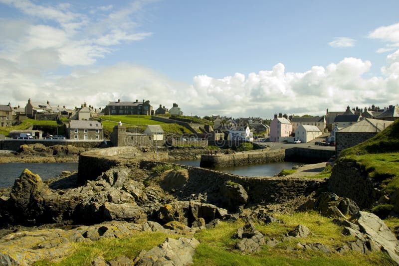 Portsoy Harbour, Scotland stock photo. Image of ocean - 3095956