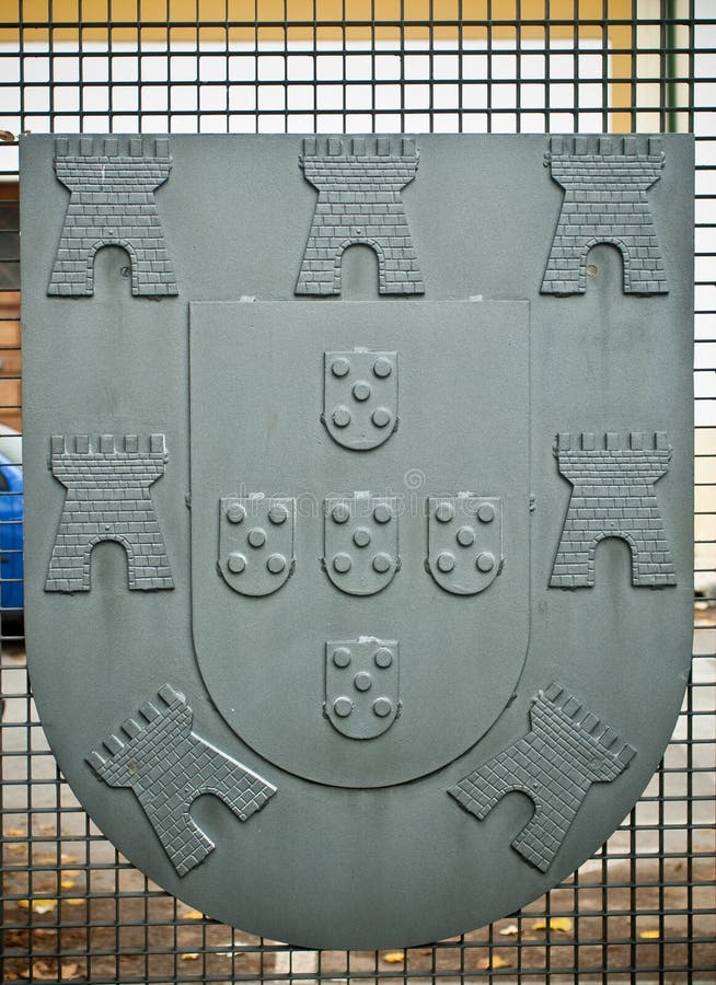 Portugal stock image. Image of europe, shield, metallic - 24368147