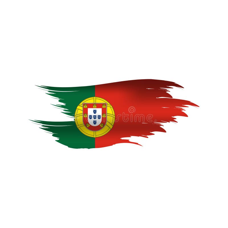 Portugal Brush Art Abstract Design Vector Stock Vector - Illustration ...