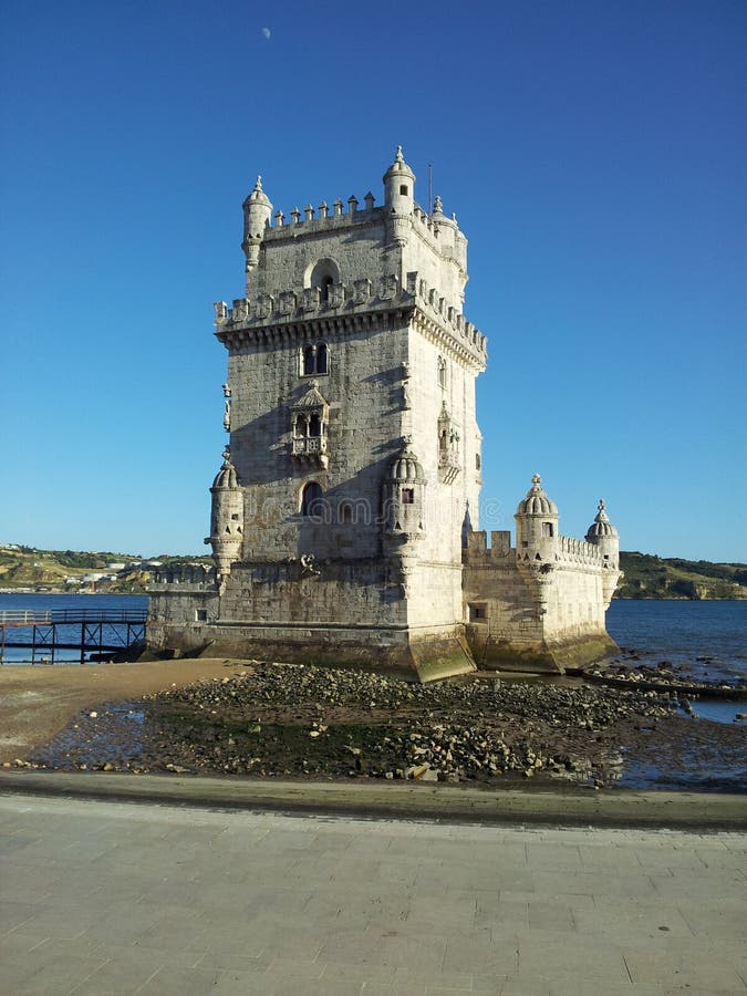 Portugal Castle Water Summer Lisboa Stock Photo - Image of lisboa ...